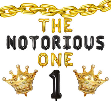 The Notorious One Birthday Decorations for Boys Girls The Notorious One ...