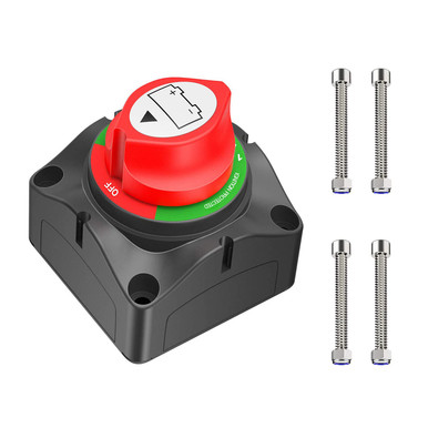 GOOACC 1-2-Both-Off Battery Switch 12V 48V Battery Disconnect Master ...