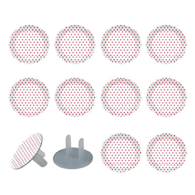 Electrical Outlet Covers 12 Pack, Plastic Plugs Covers Socket Protector ...