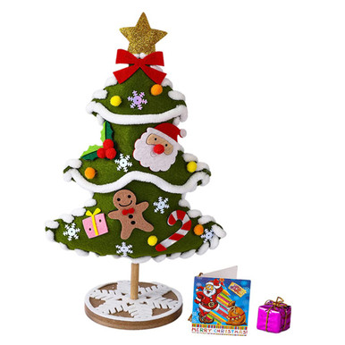 DIY Christmas Tree Kit, 3D Christmas Tree Sewing Kits DIY Felt ...