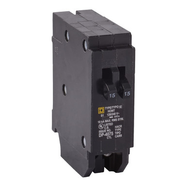 Square D by Schneider Electric HOMT1515CP Homeline 2-15 Amp Single-Pole ...