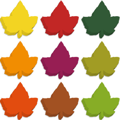 108 Pcs Maple Leaves Cutouts Fall Classroom Decor Thanksgiving Fall ...