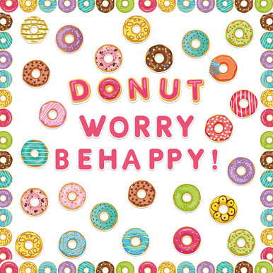 Haooryx 138Pcs Back To School Donuts Cutouts Bulletin Board Decoration ...