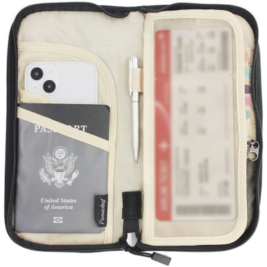 Ababuli Travel Document Organizer, Passport and Vaccine Card Holder ...