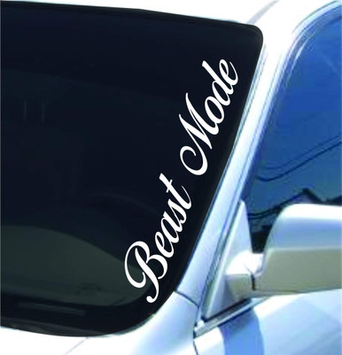 Dabbledown Large Beast Mode Version DD101 Lowrider Car Truck Window ...