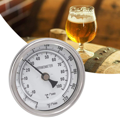 Stainless Steel Thermometer, Coffee Tea Espresso 1/2 NPT Stainless ...