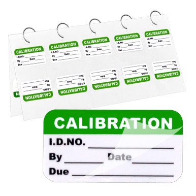 300 Pack 0.5" x 1" Calibration Labels Self Laminating Calibration ...