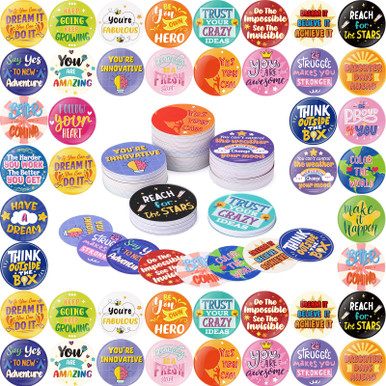 Qilery 250 Pcs Positive Affirmations Chips for Kids, 25 Motivational ...