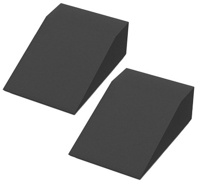 Yoga Foam Wedge Blocks Black (Pair) Soft Wrist Wedge, Supportive Foot ...