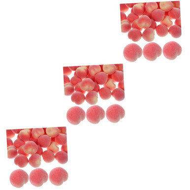 Garneck 150 pcs Artificial Peach for Kids kidcraft playset Store Peach ...