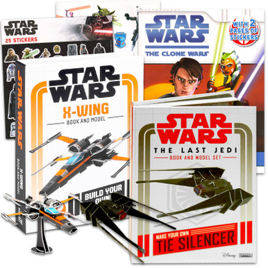 Star Wars Model Ships Activity Book Set - 4 Pc Star Wars Model Book ...