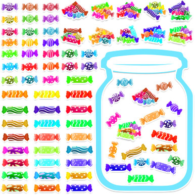 61Pcs Reward Jar Classroom, Magnetic Reward Jar for Classroom Board ...