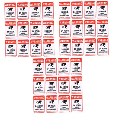 Operitacx 120 Pcs Warning Stickers Office Stickers Sign Office Signs ...