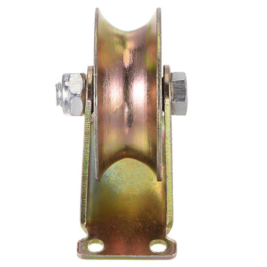 HARFINGTON U Groove Caster 3" U-Shaped Sliding Gate Wheel with Bracket ...