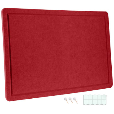 EGINO Felt Bulletin Board, 15.7' x 23.6' Pin Board for Offices Home ...