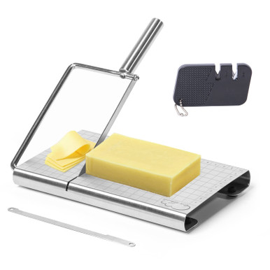 Cheese Slicer & Cutter - Multipurpose Stainless Steel Cheese and Food ...