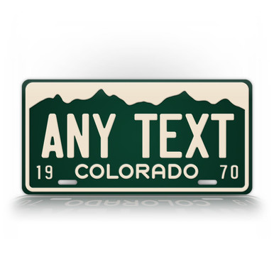 SignsAndTagsOnline Vintage Colorado State License Plate Custom Antique ...