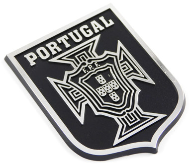 Portugal Crest Black Chrome Plastic car Emblem Decal Sticker Crest ...