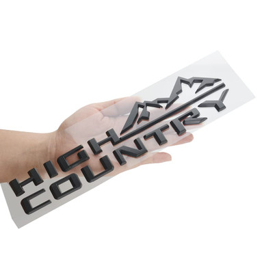 dgea 1x 2019-2021 Chevy Silverado High Country Nameplate Rear Emblem ...