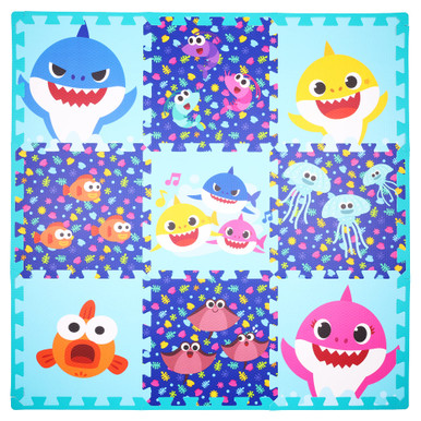 Baby Shark's Big Show! Kids Foam Mat, Interlocking Puzzle Non Slip ...