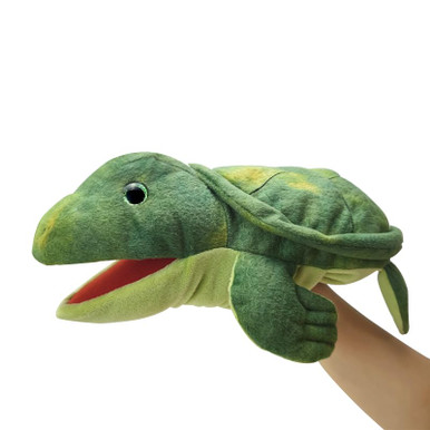 JUSTQUNSEEN Hand Puppet Turtle Puppet,13" Sea Turtle Animal Puppets for ...
