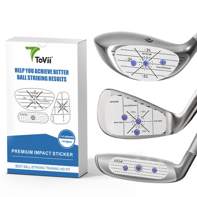 ToVii 300Pcs ~600Pcs Golf Impact Tape Set, Self-Teaching Sweet Spot and ...