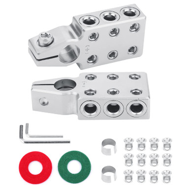 Battery Terminals Clamps 6x1/0 Gauge AWG Lead-Acid Battery Terminals ...