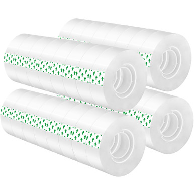 HIZOVSEM Transparent Tape, 40 Rolls Clear Tape Refills for Dispensers ...