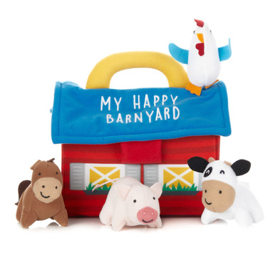 KIDS PREFERRED Carter's Happy Barnyard Plush Activity Set, Multicolored ...