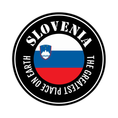 Bomehhjuli Slovenia Flag Laptop Stickers The Greatest Place on Earth ...
