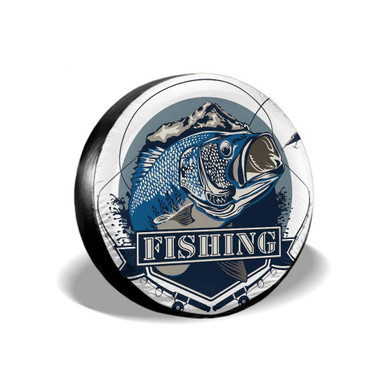 HOSNYE Bass Fish Spare Tire Cover Jump Bass Fishing Hunting Camping ...