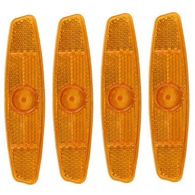 Bicycle Wheel reflectors Kit Safety Warning Reflectors Kit Bicycles for ...