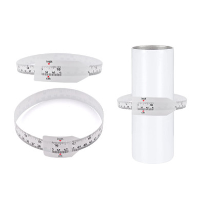 Sublimation Tumblers Skinny Straight Width Measurer-Tareio Ruler for ...