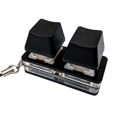 XHSESA 2-Key Gaming Keyboard, Mini Gaming Mechanical Keyboard Music ...