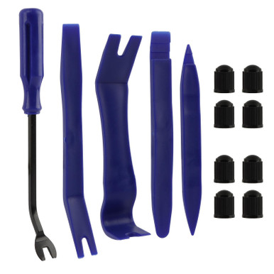 iayokocc 13pcs Car Pry Tool Kit, Clip Fastener Remover Set for Panel ...