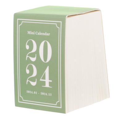 EXCEART 1 2024 Mini Desk Calendar decorative desk calendar 2024 table ...