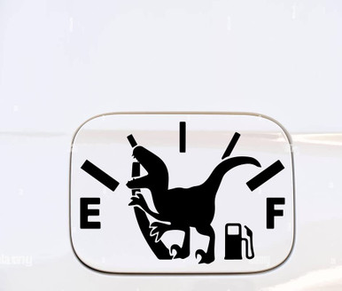 Ten Four Distributions Empty Gas Gauge Funny Dinosaur Tank Fuel Funny ...