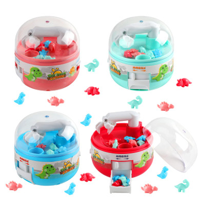 4 Pcs Mini Claw Machines, Mini Dinosaur Claw Machine Dinosaur Prizes ...
