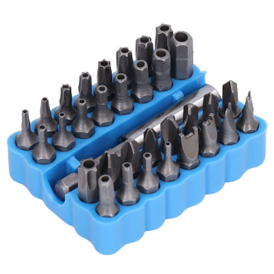 33 Piece Screwdriver Bit Set Hex Shank Tools with Storage Box for Car ...