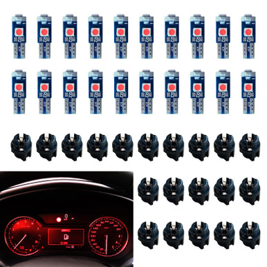 NTNEV Led Bulb Dash Lights Super Bright, T5 37 74 LED Bulb with Twist ...