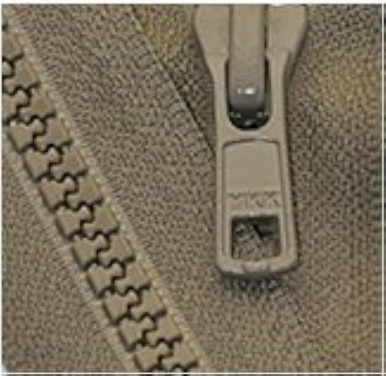 25" Vislon Zipper ~ YKK #5 Molded Plastic Sport Zipper ~ Separating ...
