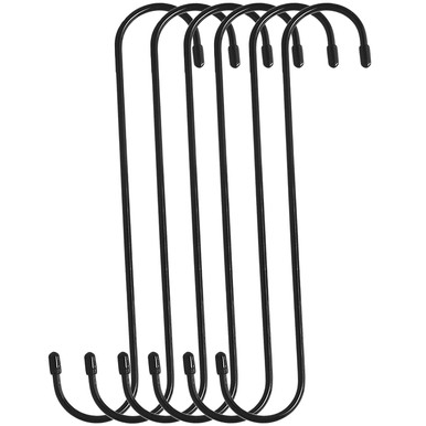 6 Pack Large Heavy Duty S Hooks,10 Inch Long Utility S Hook for Plant ...