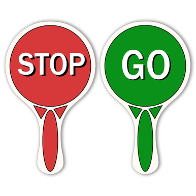 Red Light Green Light Game For Kids ZUYYON 12 Pcs Stop And Go Signs ...