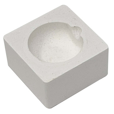 Square Ceramic Crucible 2" x 2" x 1" Torch Metal Melting Jewelry ...