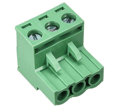 CAQL New 5Pcs 3-Pin Pluggable Quick Connector - Terminal Block ...