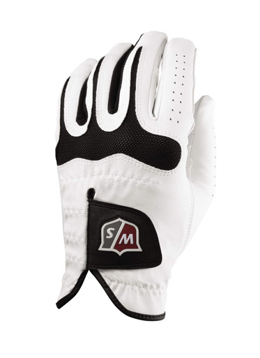 WILSON Sporting Goods Staff Grip Soft Mesh Golf Glove, Medium, Right ...