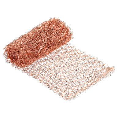 PATIKIL 4"x39" Copper Mesh Roll, 99.9% Pure Copper Wire Mesh Corrugated ...