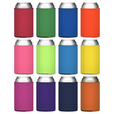 TahoeBay Mini 7.5oz Can Coolers (12-Pack) Foam Sleeves for Small Soda ...