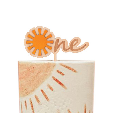 Sun Wooden Cake Topper - You Are My Sun Themed Party, Here Comes The ...