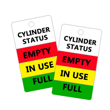 Cylinder Status Sign Tags,Full,in Use,Empty Cylinder Cardboard?4x2 Inch ...